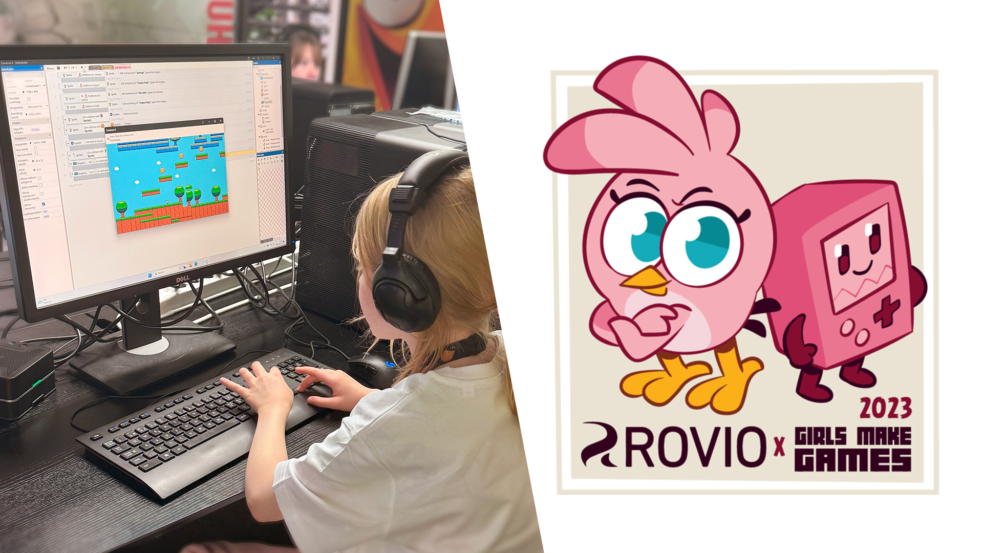 Girls Make Games Workshop at Rovio Stockholm - Rovio